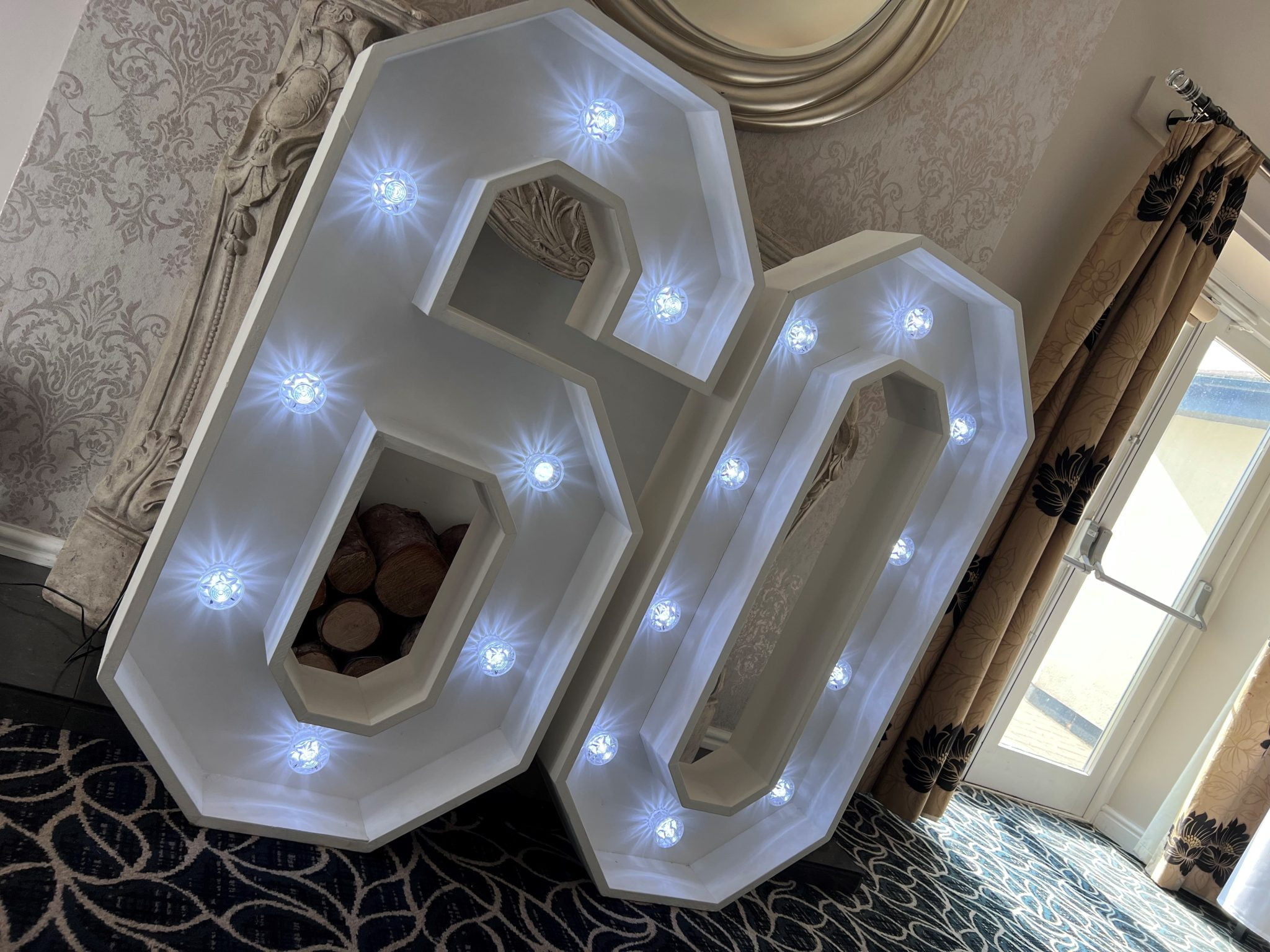Giant Light-Up Number Hire – Big Bash Events